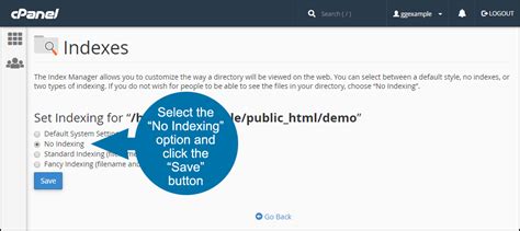 How To Disable Directory Listing In Cpanel Greengeeks