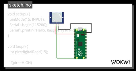 Pir Motion Wokwi Esp32 Stm32 Arduino Simulator