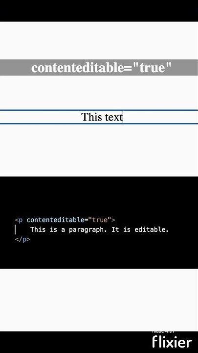 Whet Happen When You Set Contenteditabletrue On Any Html Tag Shorts Html Youtube
