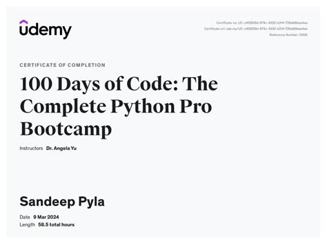 Udemy 100dayofcode Python Programming Datascience Webdevelopment