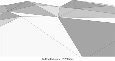 Irregular Abstract Linear Grid Graphical Triangle Stock Vector Royalty Free 312805541