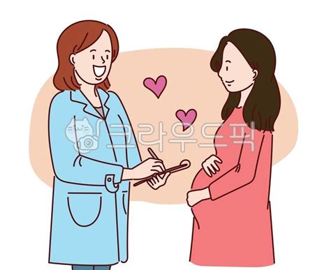 임신한 부인 여성 여인 여자 사진이미지일러스트캘리그라피 Dianne Lee작가