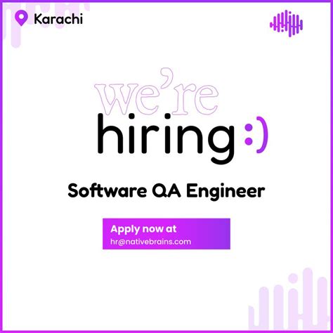 Rabia Yousuf On Linkedin Hiring For Software Qa Engineer