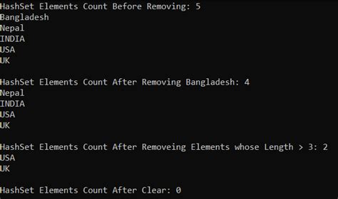 Generic HashSet Collection Class In C Dot Net Tutorials