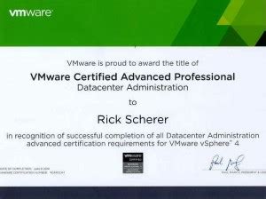 VMware VCAP DCA VMware Tips Virtualization Cloud Software Defined Hyper Converged