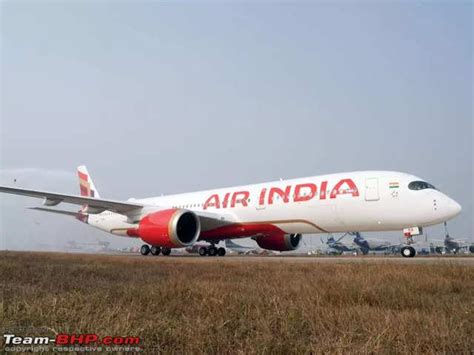 Pics First Look At Air Indias New Airbus 350 900 Team Bhp