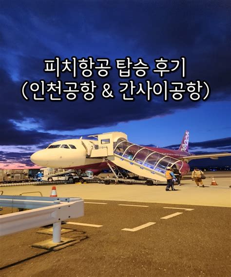 피치항공 후기 제일 저렴한 심플피치로 무사히 다녀옴 수하물 규정 네이버 블로그