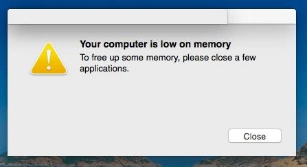 Remove Your Computer Is Low On Memory Popup Virus On Mac