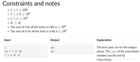 异或操作在算法竞赛中的应用异或在竞赛中的性质 Csdn博客