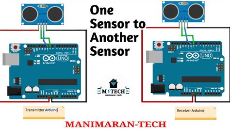 Communication Between 2 Ultrasonic Sensor Arduino Nano Mega Uno Tamil Manimarantech
