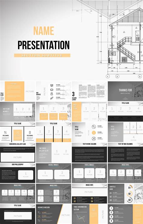Architecture Agency Keynote Template Designs Collection Download Architecture Portfolio