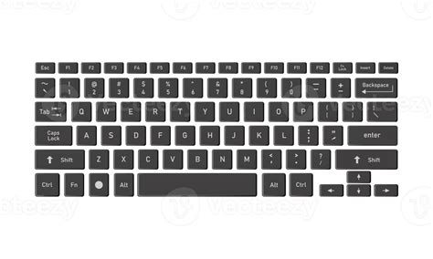 Zwart Engels Computer Toetsenbord 17745093 Png
