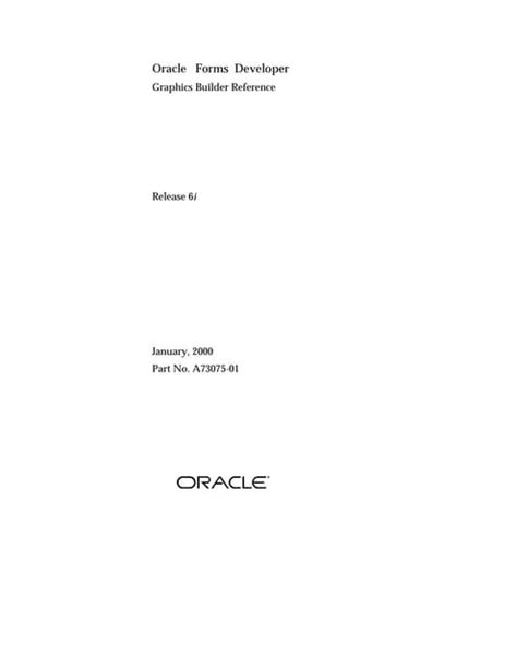 Oracle Form Graphics Pdf