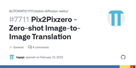 pix2pixzero zero shot image to image translation · automatic1111