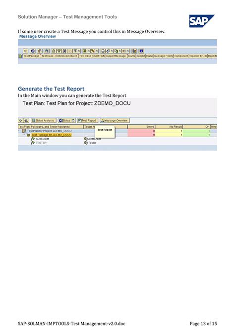 Sap Solman Imptools Test Management Pdf