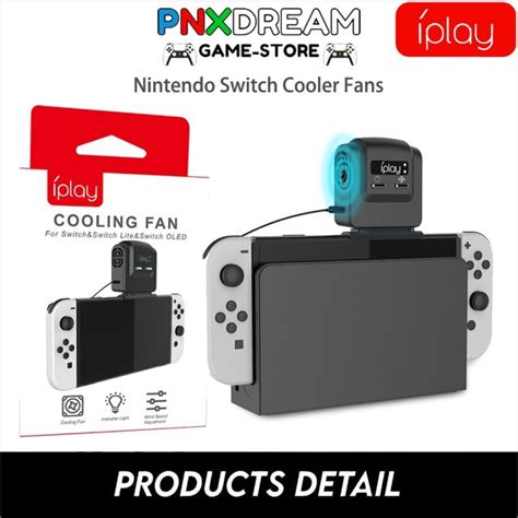 🇲🇾 Iplay Nintendo Switch Oled Console External Cooler Fans Usb Power Turbo Temperature Cooling