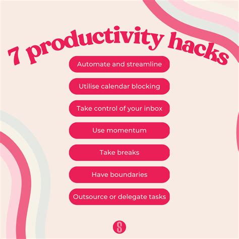 Strictly Savvy 7 Productivity Hacks