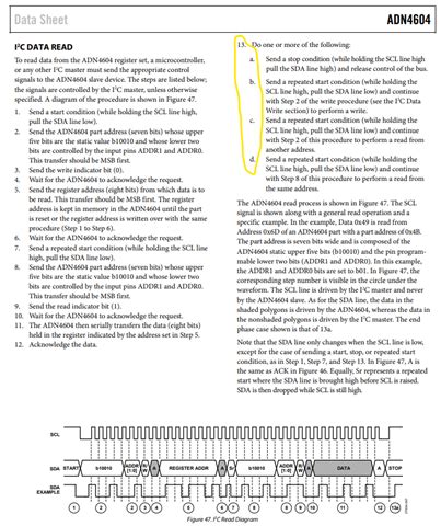 ADN4604 I2C ACK Q A Switches Multiplexers EngineerZone
