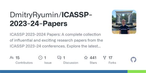 GitHub DmitryRyumin ICASSP 2023 24 Papers ICASSP 2023 2024 Papers A