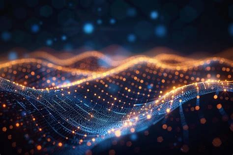 Premium Photo Dynamic Backdrop Illustrates Interconnectedness Of Technology Networks And Big Data