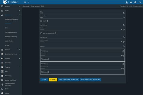 8 Network — Freenas®112 U5 User Guide Table Of Contents