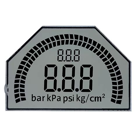 special shaped lcd segment display custom lcd polygon round lcd display
