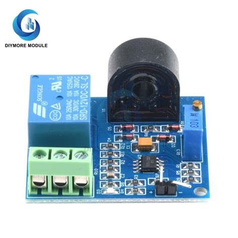 Ac Current Sensor 5v 12v 12v Relay Module High Precision Current Zmct103c Transformer 5a