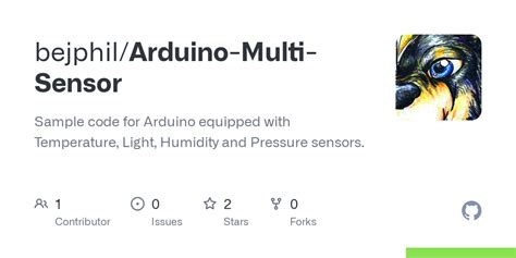 Github Bejphil Arduino Multi Sensor Sample Code For Arduino Equipped With Temperature Light