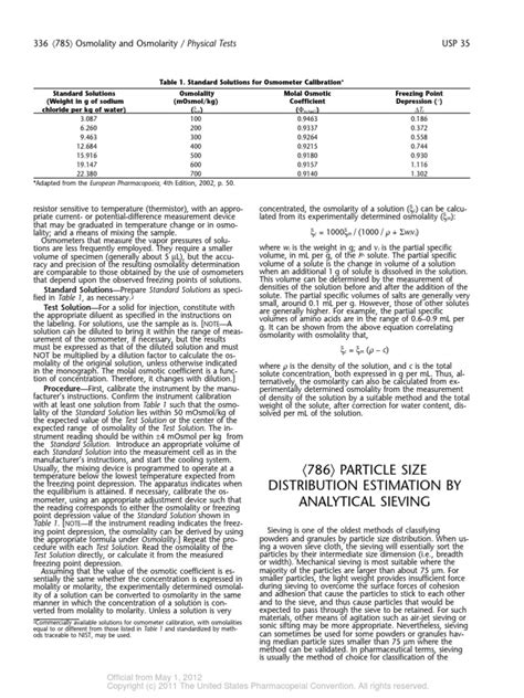 Particle Size Distribution Estimation By Analytical Sieving Pdf Physics Applied And