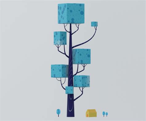 Monisha Mondal On Linkedin Treeillustration 3d 3dmodel 3dart Tree