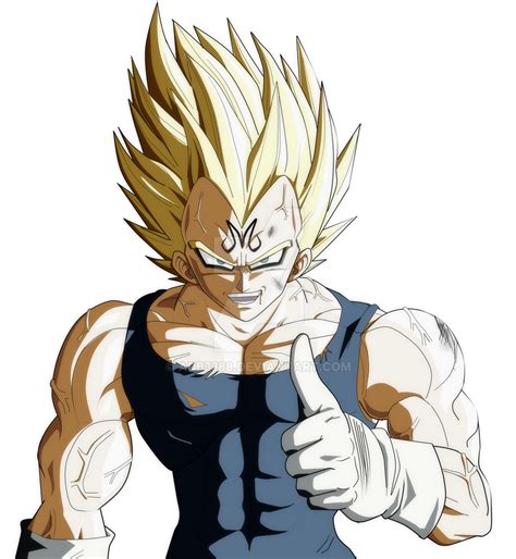 Super Majin Vegeta Render By Adb On Deviantart