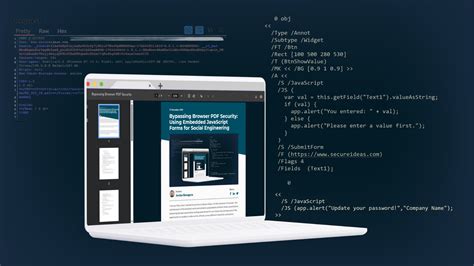 Bypassing Browser Pdf Security Using Embedded Javascript Forms For