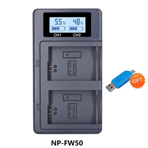 Digital Camera Battery Charger Np Fw50 Camera Battery Charger For A6000