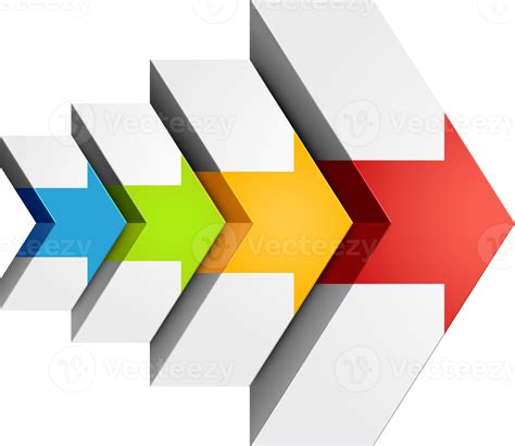 3d Arrows Element 19007964 Png