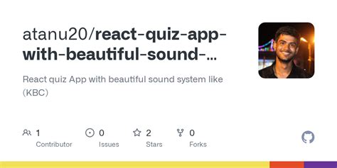 GitHub Atanu20 React Quiz App With Beautiful Sound System React Quiz App With Beautiful Sound