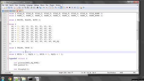 Programming A Chess Engine In C Part 5 Undo Move Structure Youtube