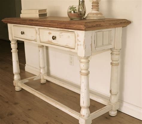 Best Of Hand Carved White Wash Console Tables