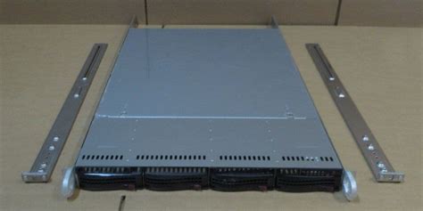 Supermicro Superserver Cse 815 X10ddw I 2x E5 2667v4 64gb Ram 1u Rack Server