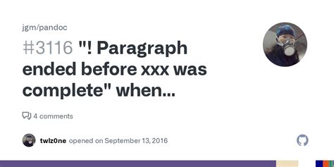 Paragraph Ended Before Xxx Was Complete When Markdown Code Block Surrounded By Raw Tex