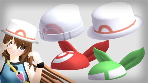 Mmd Pokemon Girls Hats Dl By Celestcsilvari On Deviantart
