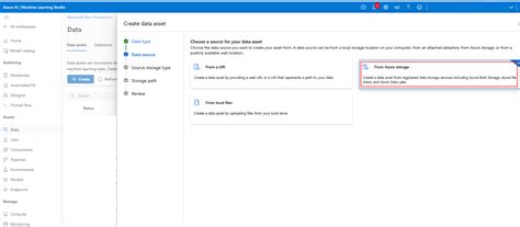 Linking Tables In Onelake To Azure Machine Learning Through Ui Azure Machine Learning