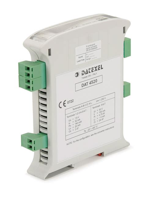 Datexel Dat 4520 Din Rail Universal Input Pc Configurable Converter