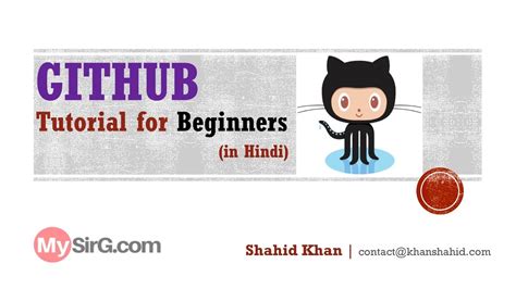 github tutorial for beginners in hindi part 1 youtube