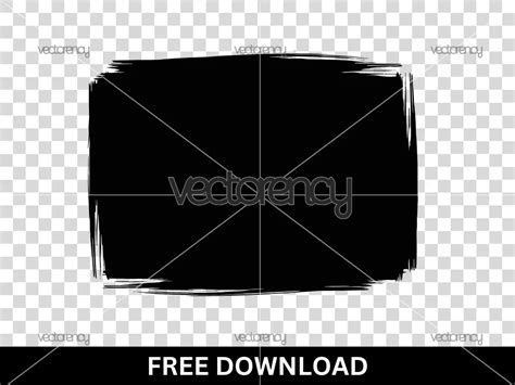 Rectangle Brush Shape Clipart Svg Free Vectorency