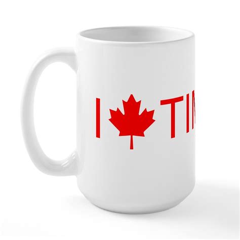 Timbits 15 Oz Ceramic Large Mug I Love Timbits Large Mug Cafepress
