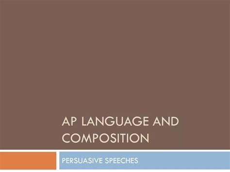 PPT AP Language And Composition PowerPoint Presentation Free Download ID