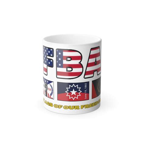 Foundational Black American Flag Color Morphing Mug Patriotic Fba
