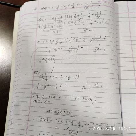 For A Positive Integer N An 1 1 1 234 Then 2n 1