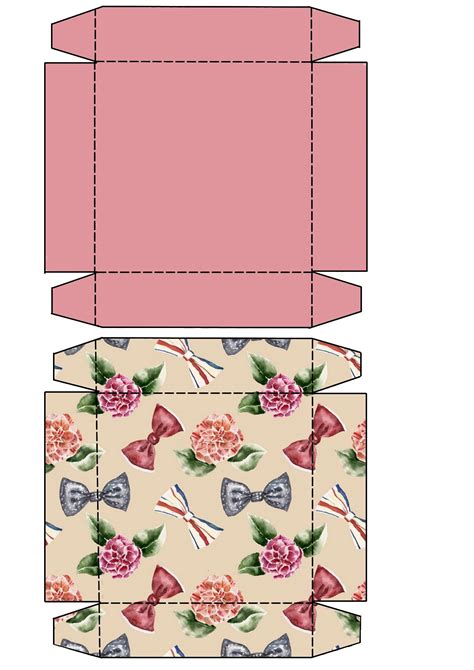 Распечатать коробок