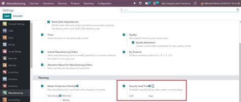 Manufacturing Orders In Odoo 16 Manufacturing Odoo V16 Enterprise